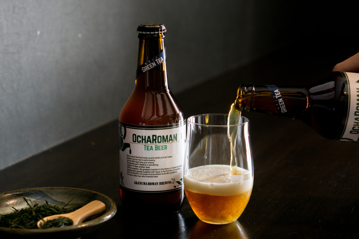 お茶ビール（お茶ロマン） – AKANUMA ROMAN BREWING （赤沼ロマンブルーイング）